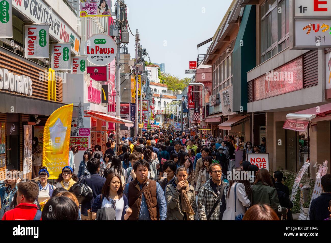 Tokyo Japan. Takeshita Street. Shibuya district Stock Photo - Alamy