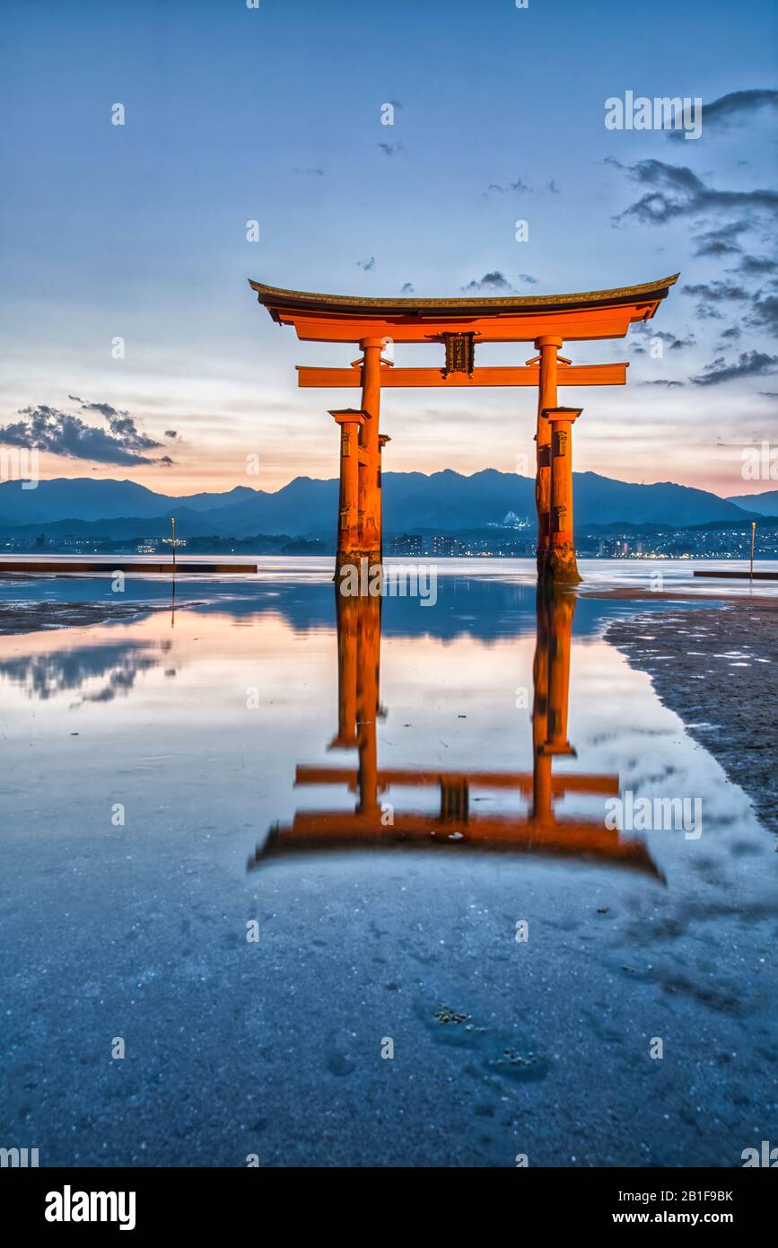 Gate Of Itsukushima Shrine High Resolution Stock Photography and Images ...