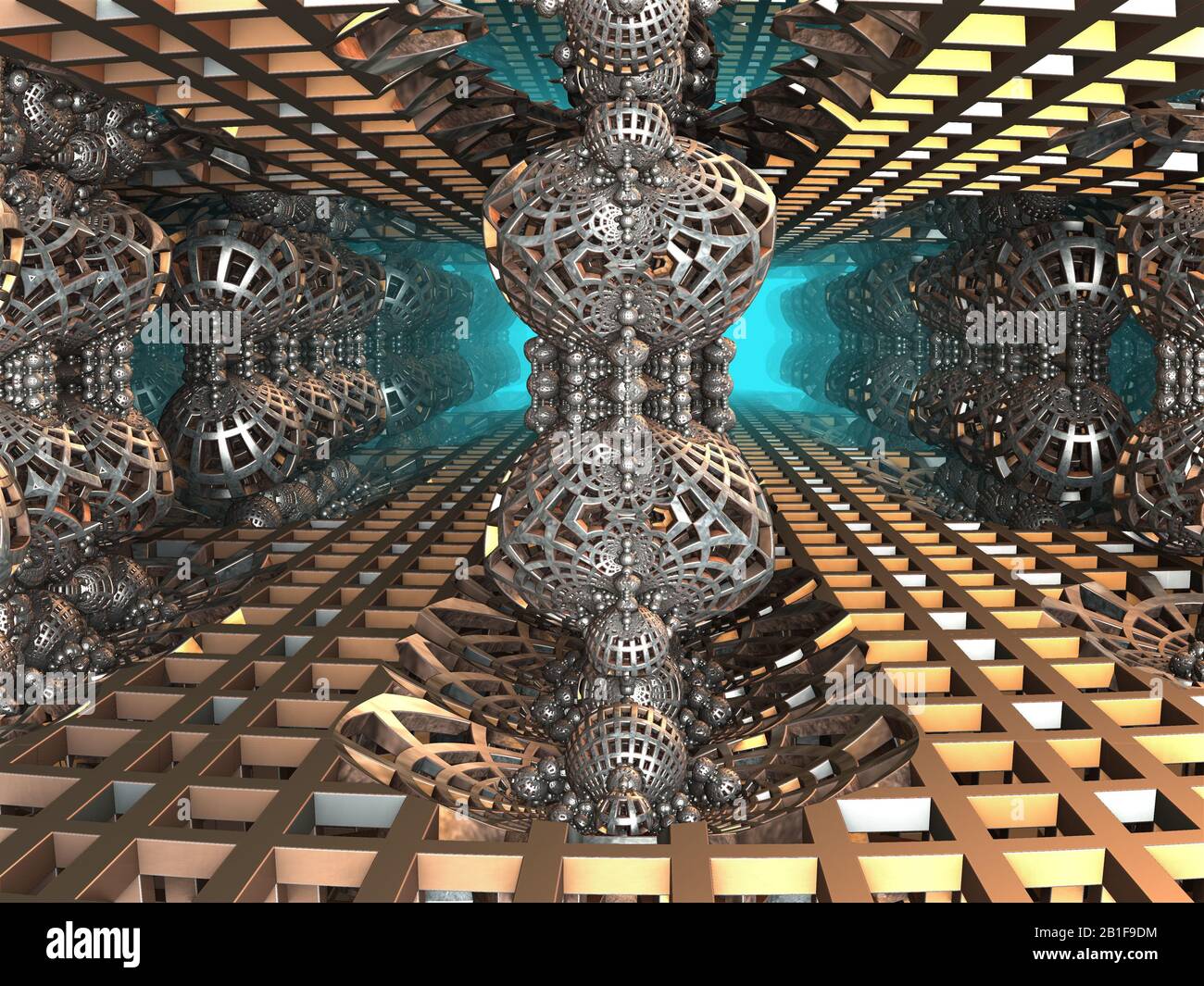 Computer rendered virtual scenery for art and entertainment Stock Photo ...