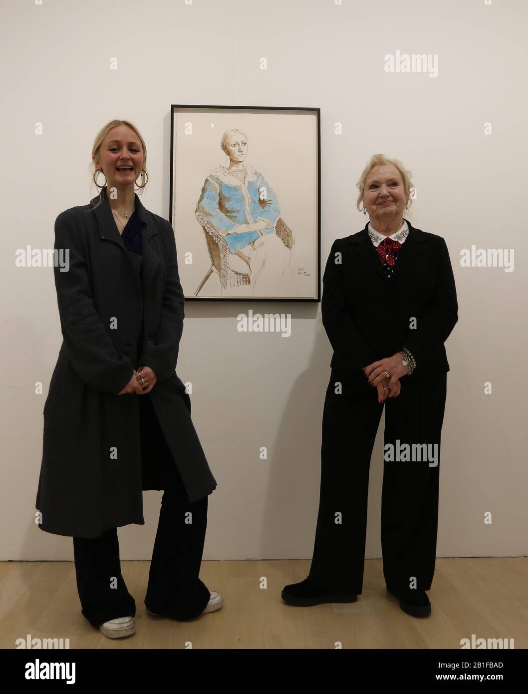 Celia birtwell hockney hi-res stock photography and images - Alamy