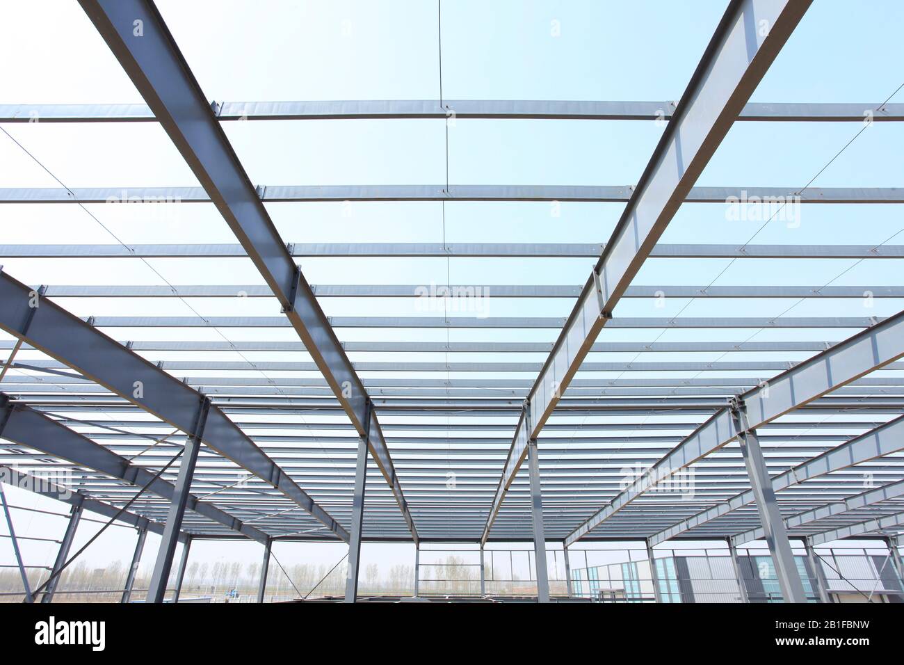 The steel structure Stock Photo - Alamy