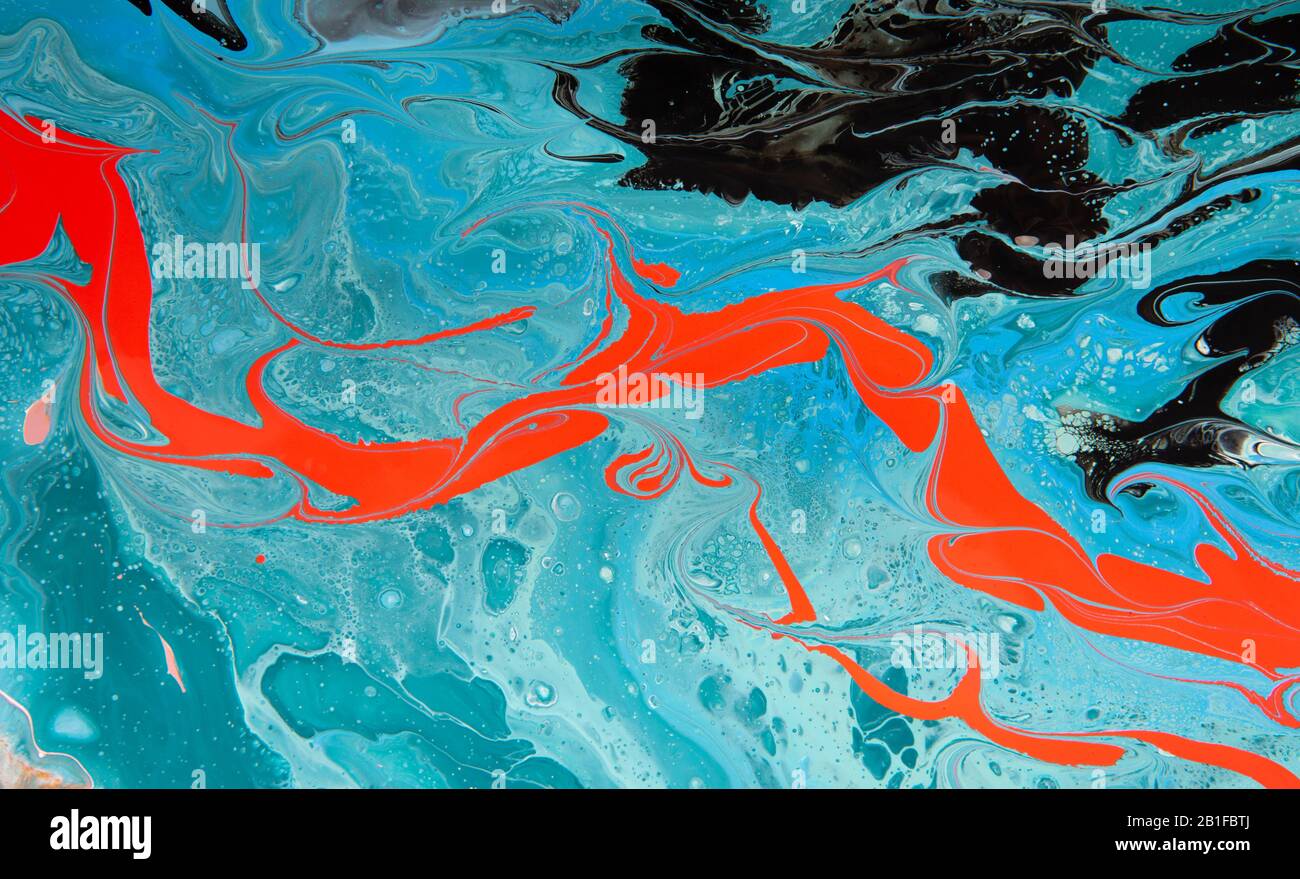 Red, black and blue marble abstract acrylic background Stock Photo - Alamy