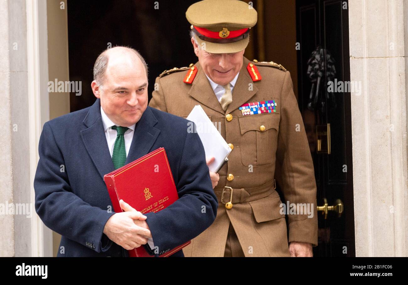 London, UK. 25th Feb, 2020. Ben Wallace MP PC Defence Secretary and ...