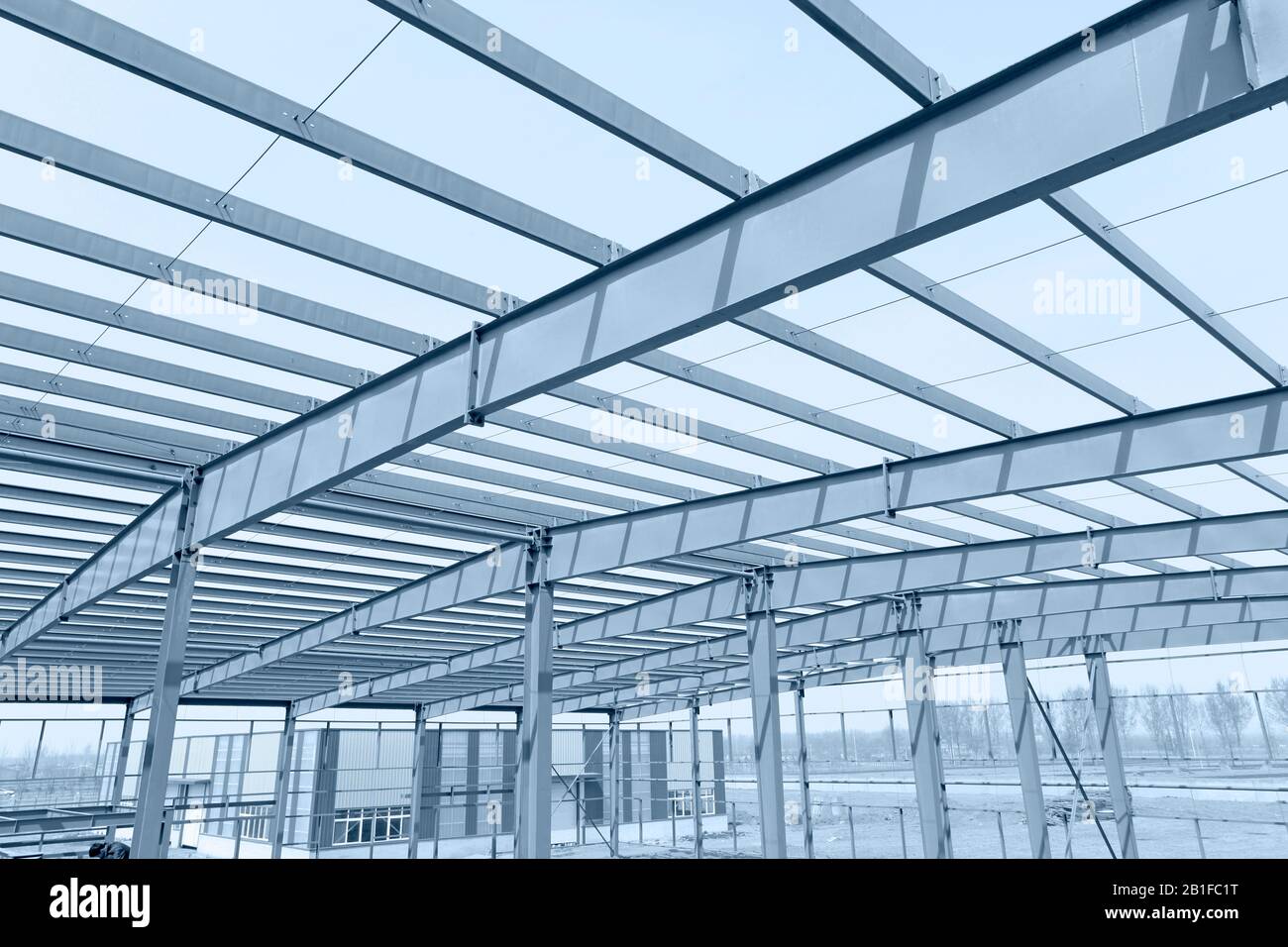 The steel structure Stock Photo - Alamy