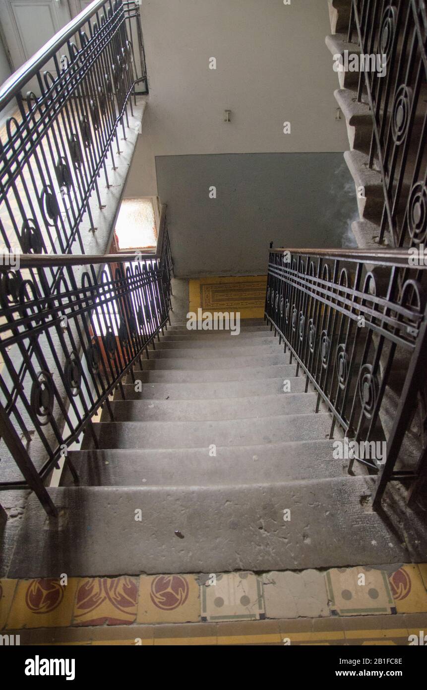 Antique Old Staircase Stock Photo - Alamy