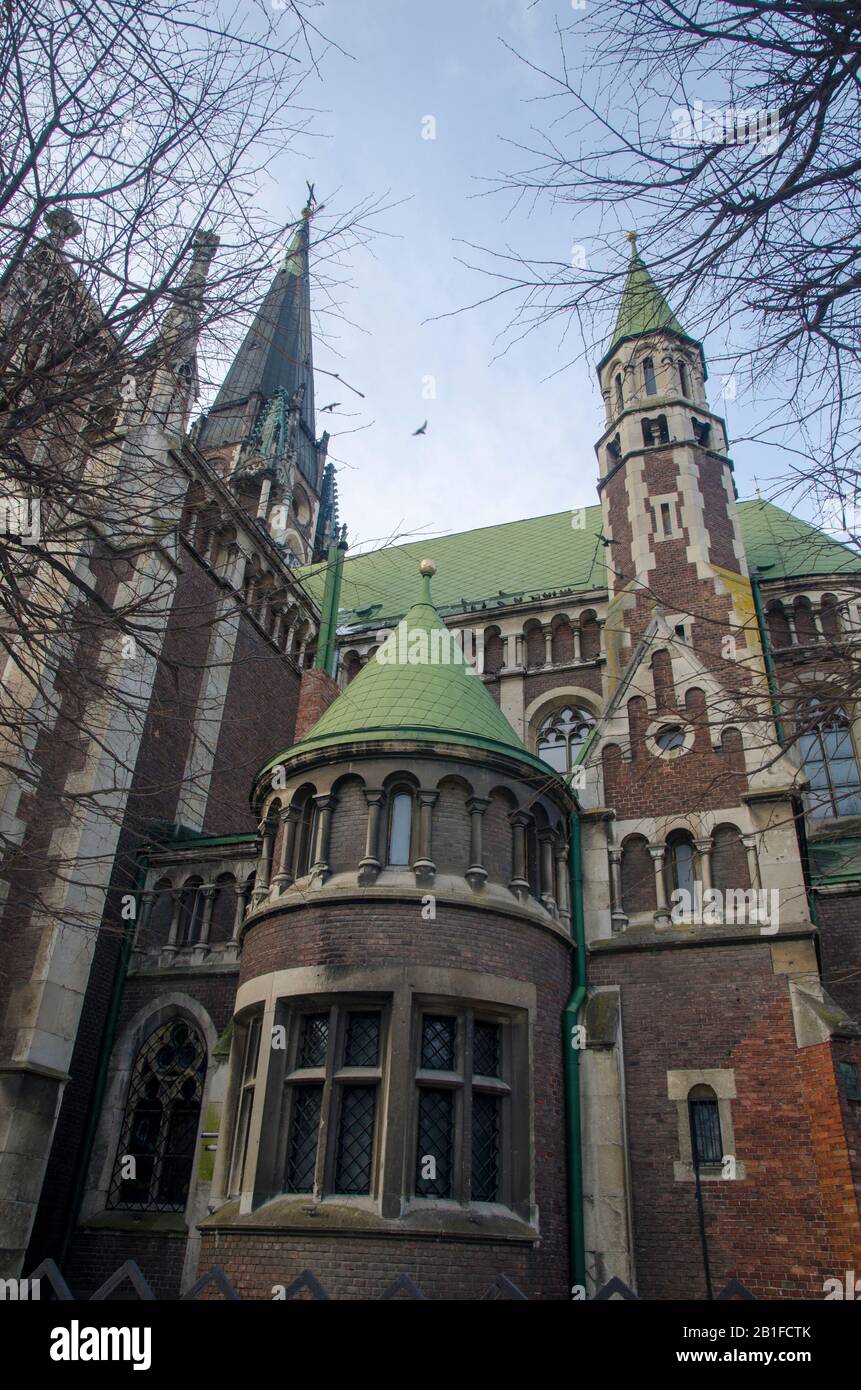 Historical Buildings in Lviv Stock Photo - Alamy