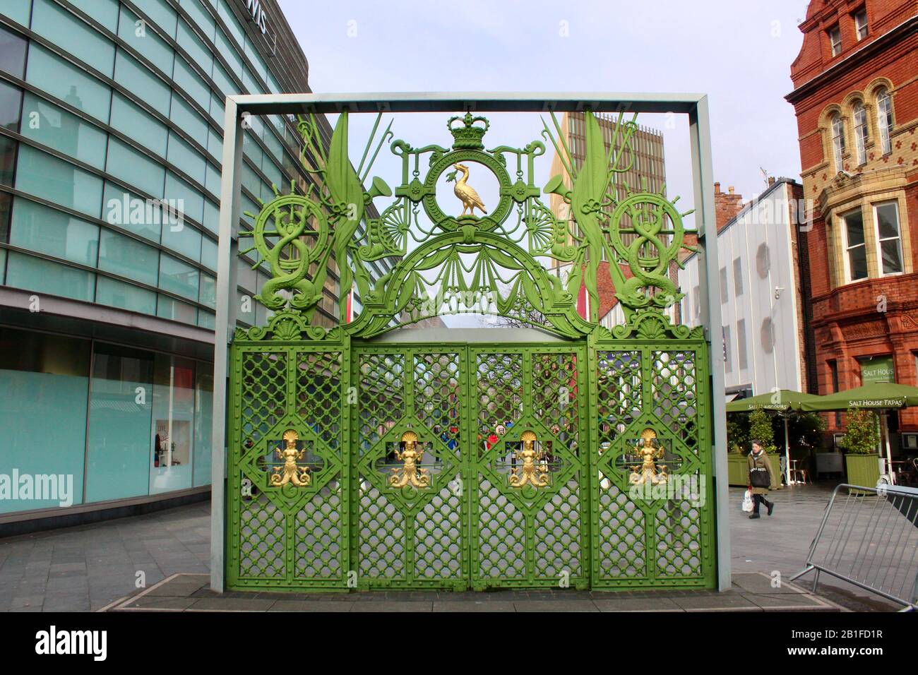 the sailors home gates in liverpool england uk Stock Photo - Alamy