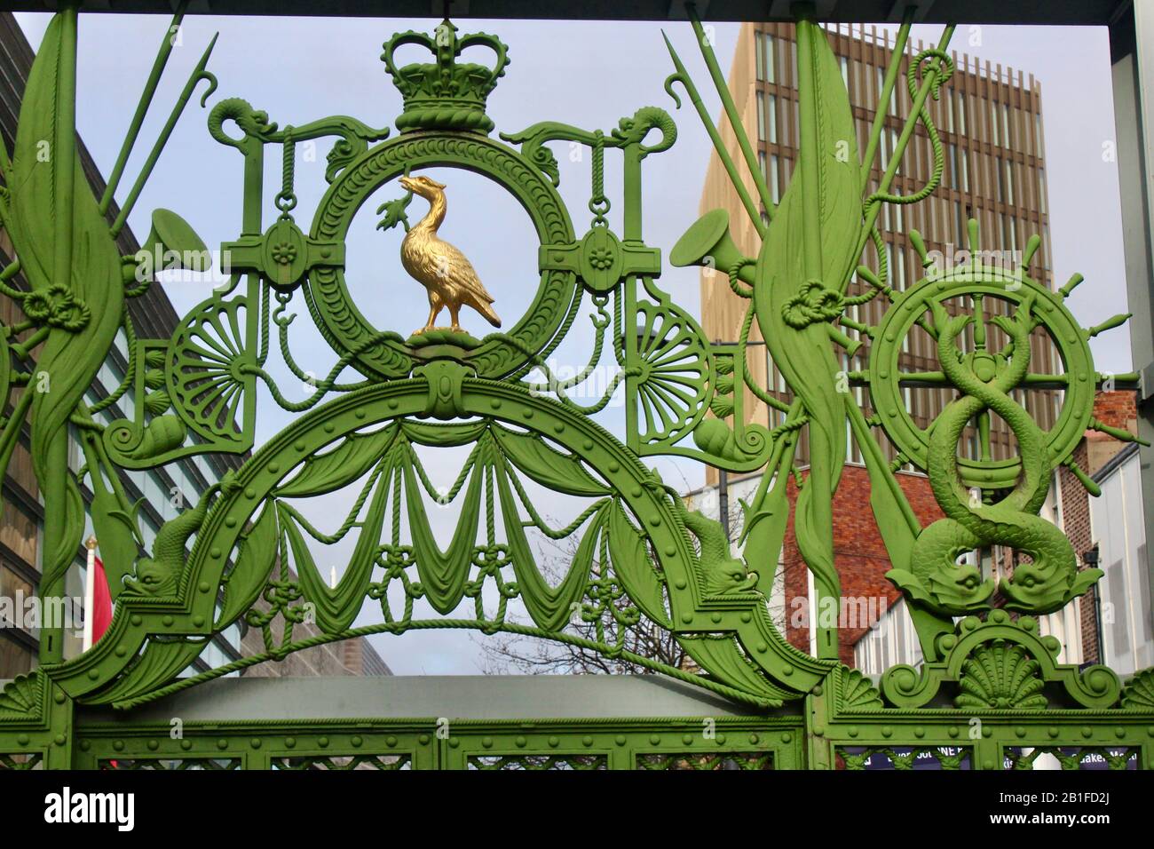 the sailors home gates in liverpool england uk Stock Photo - Alamy