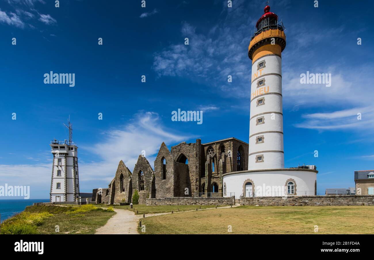 Pointe Saint Mathieu Stock Photo - Alamy