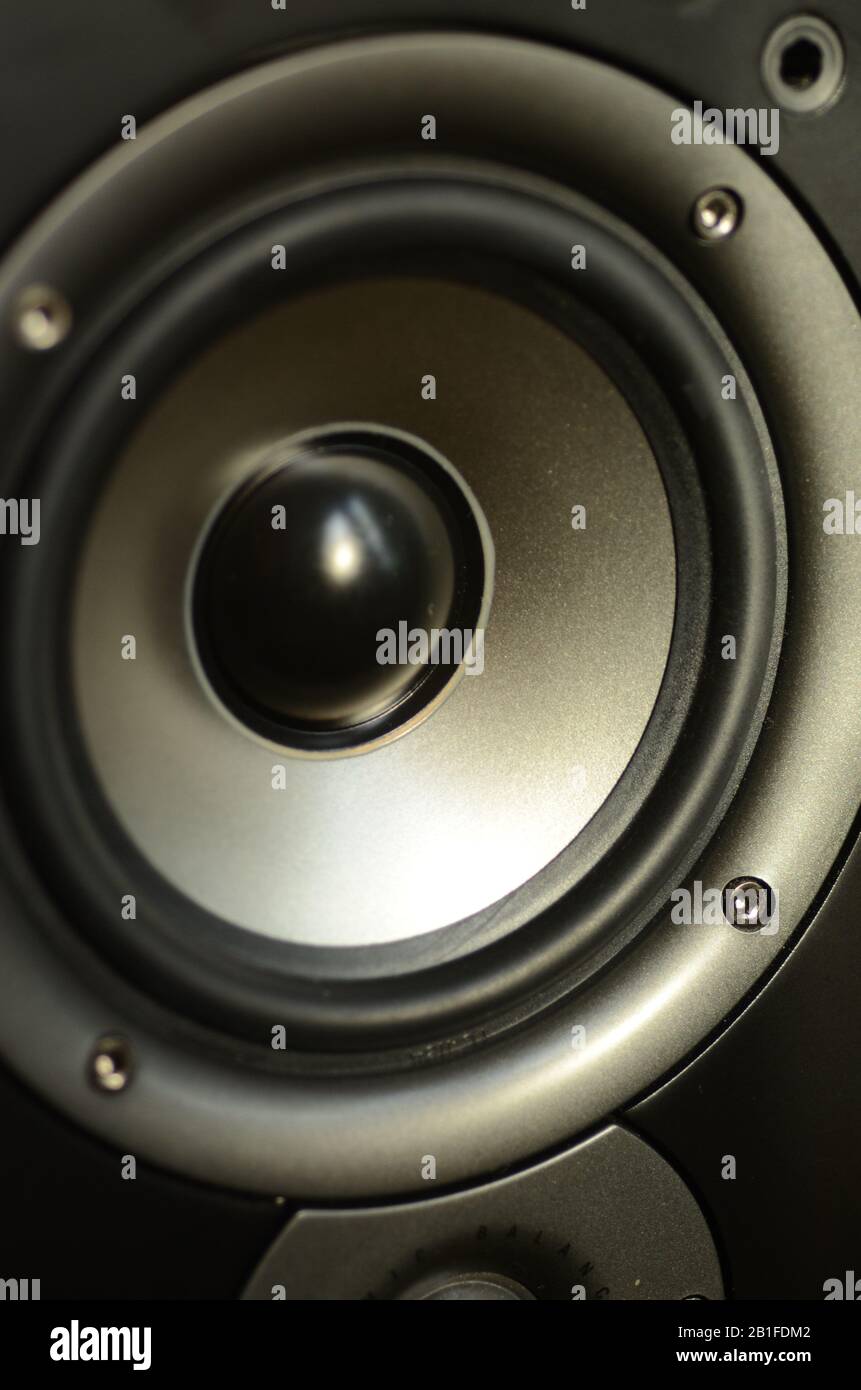 THE BEATS RUNG OUT: Stereo speakers come to life with closeup ...