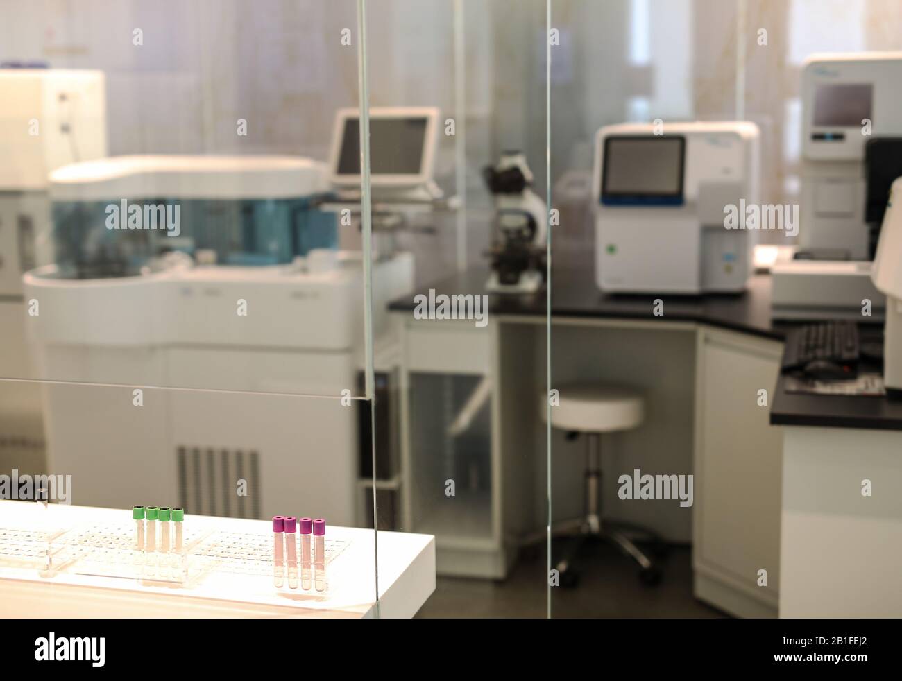 BEIJING, CHINA - JUNE 03, 2019: Modern drug manufacturing laboratory ...