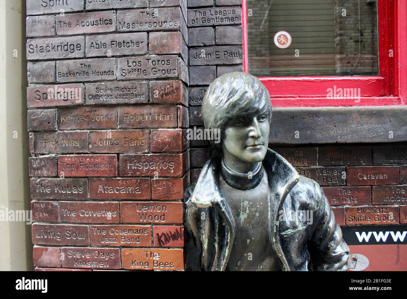 beatles themed bars and clubs in matthew street liverpool england UK ...