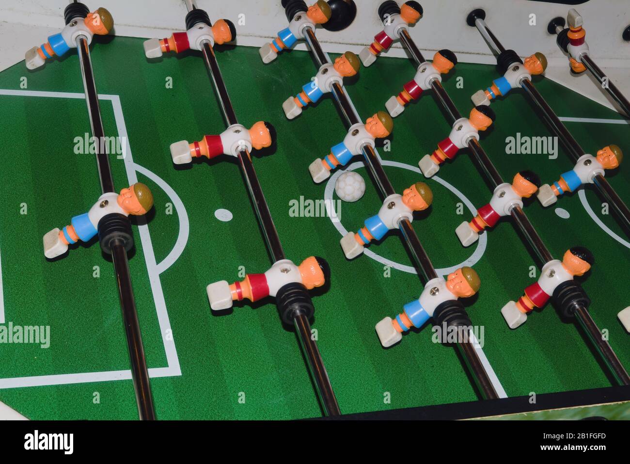 Closeup table football figure board hi-res stock photography and images ...