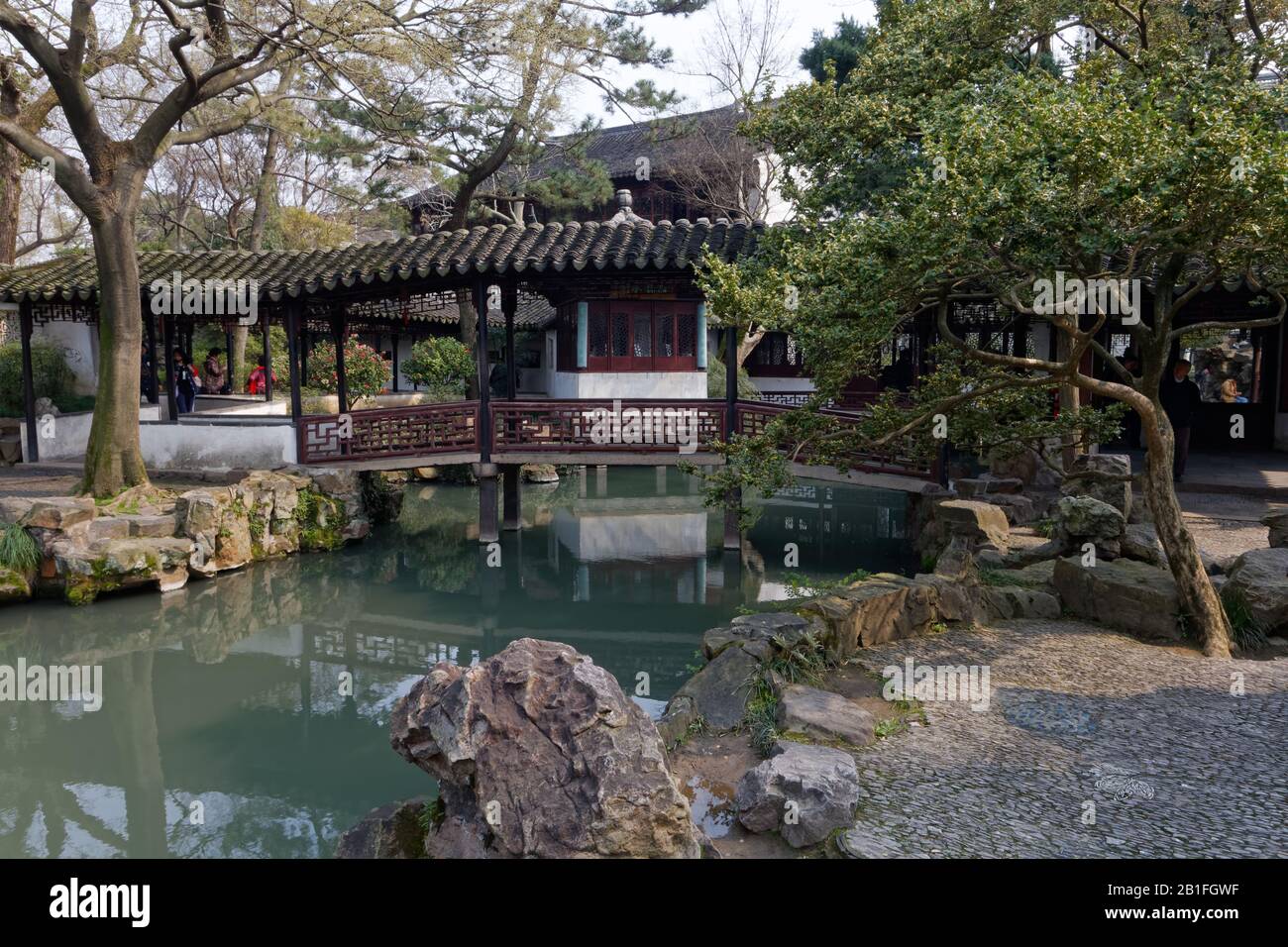 Suzhou, a historic town famous for its tradiitonal gardens Stock Photo ...
