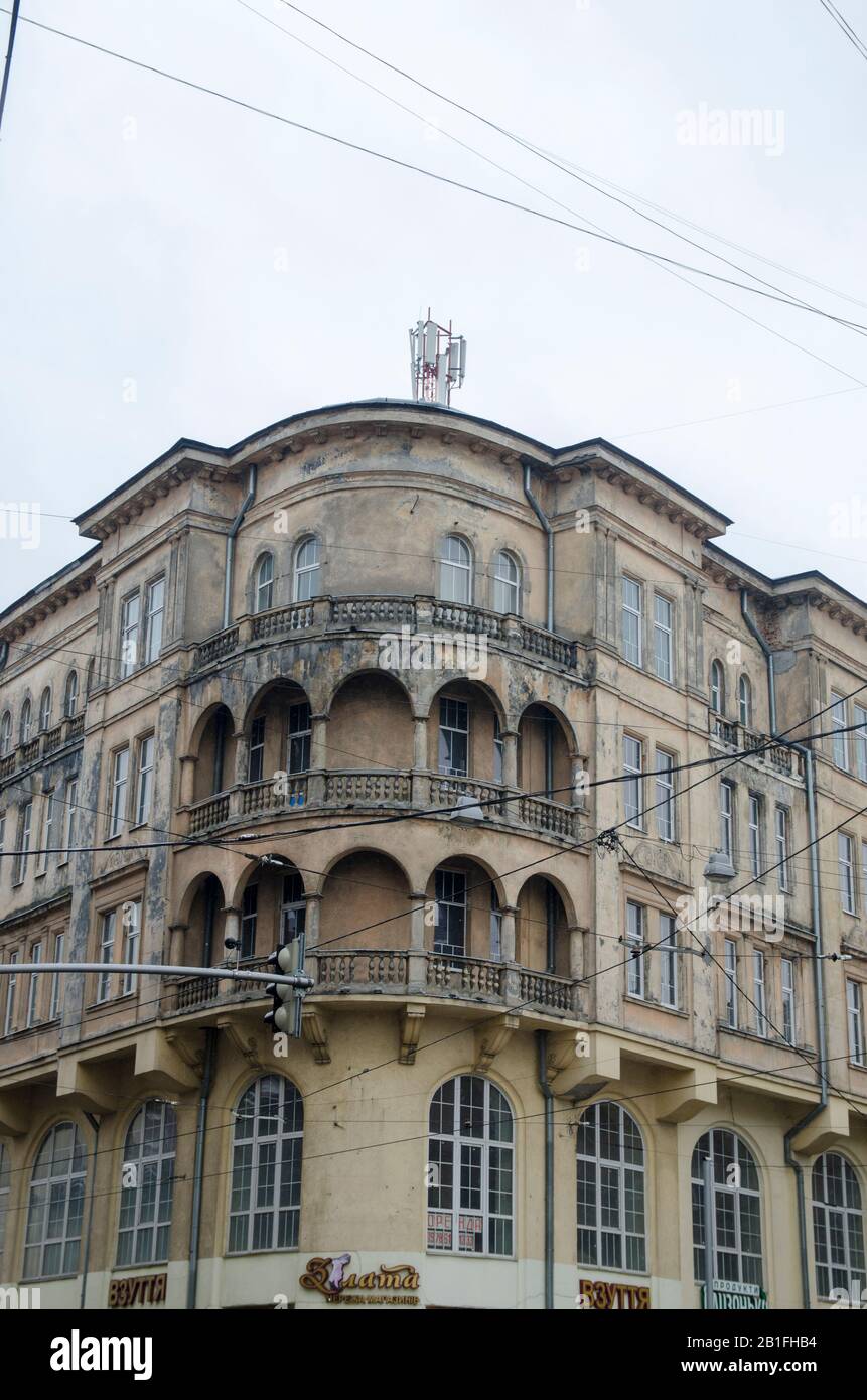 Historical Buildings in Lviv Stock Photo - Alamy