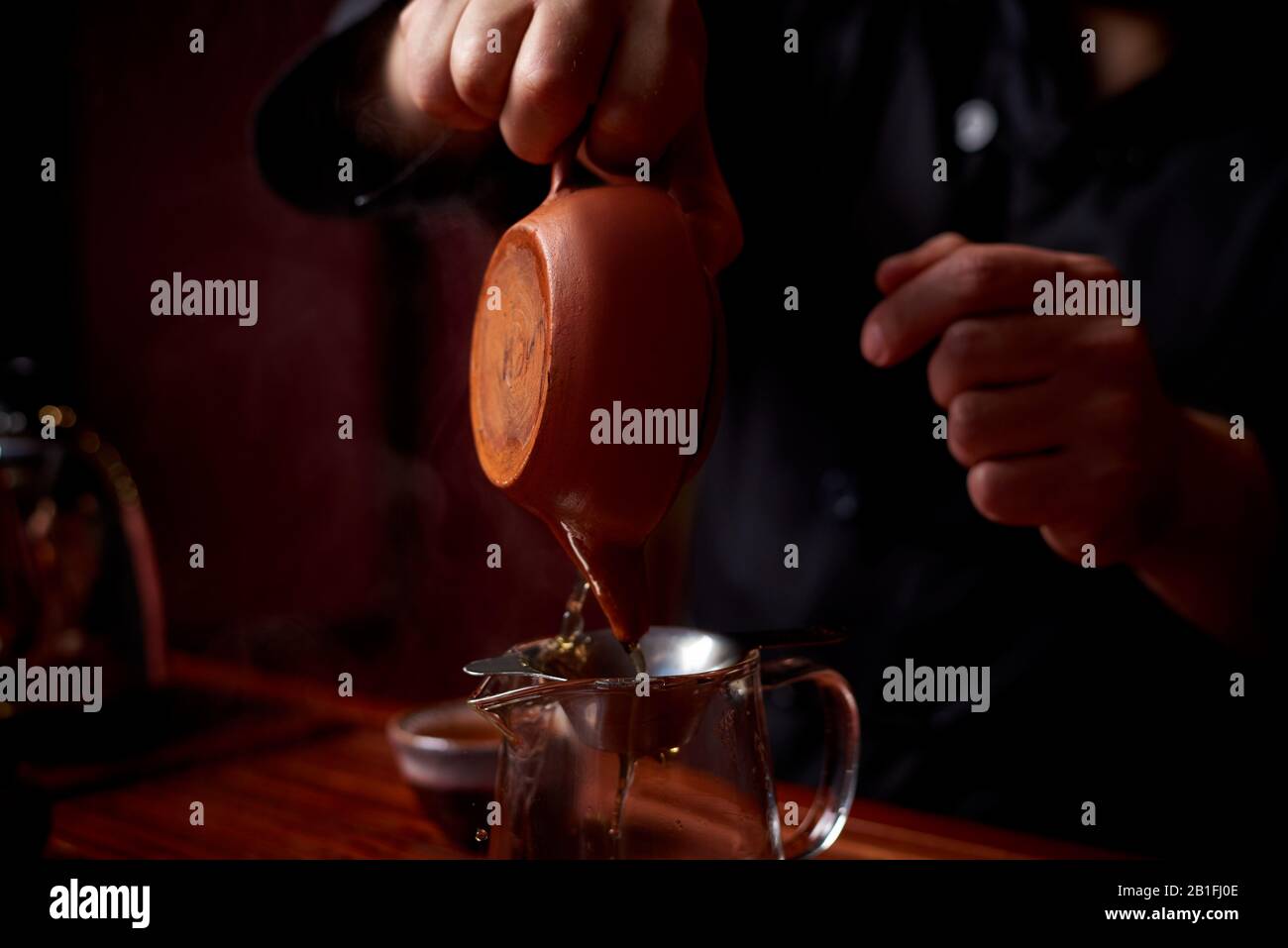 Tea ceremony. The traditional way of making tea Stock Photo - Alamy