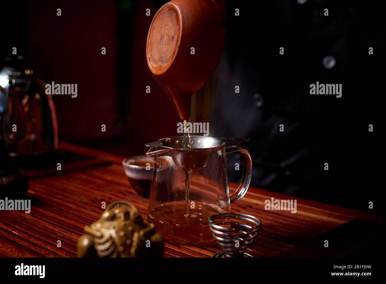 Tea ceremony. The traditional way of making tea Stock Photo - Alamy
