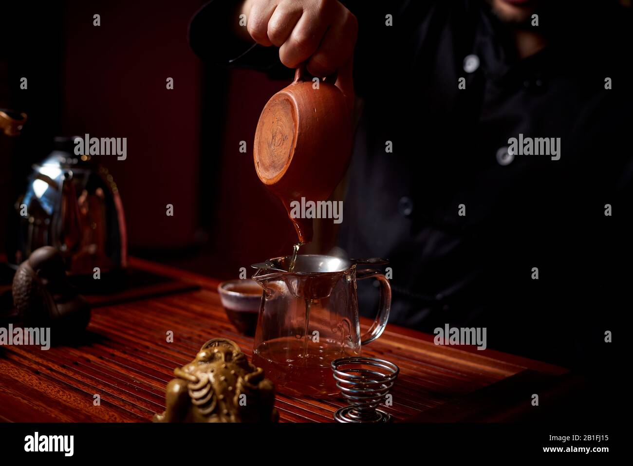 Set glassware making tea hi-res stock photography and images - Alamy