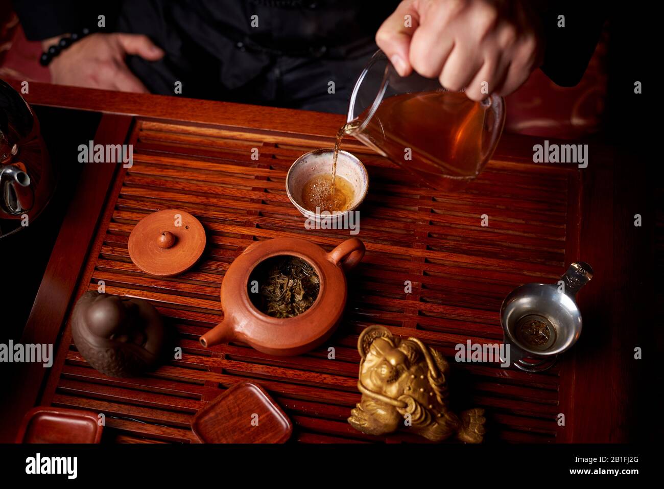 Tea ceremony. The traditional way of making tea Stock Photo - Alamy
