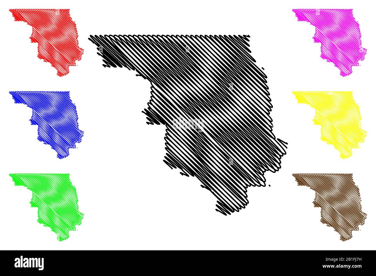 Ouray map hi-res stock photography and images - Alamy