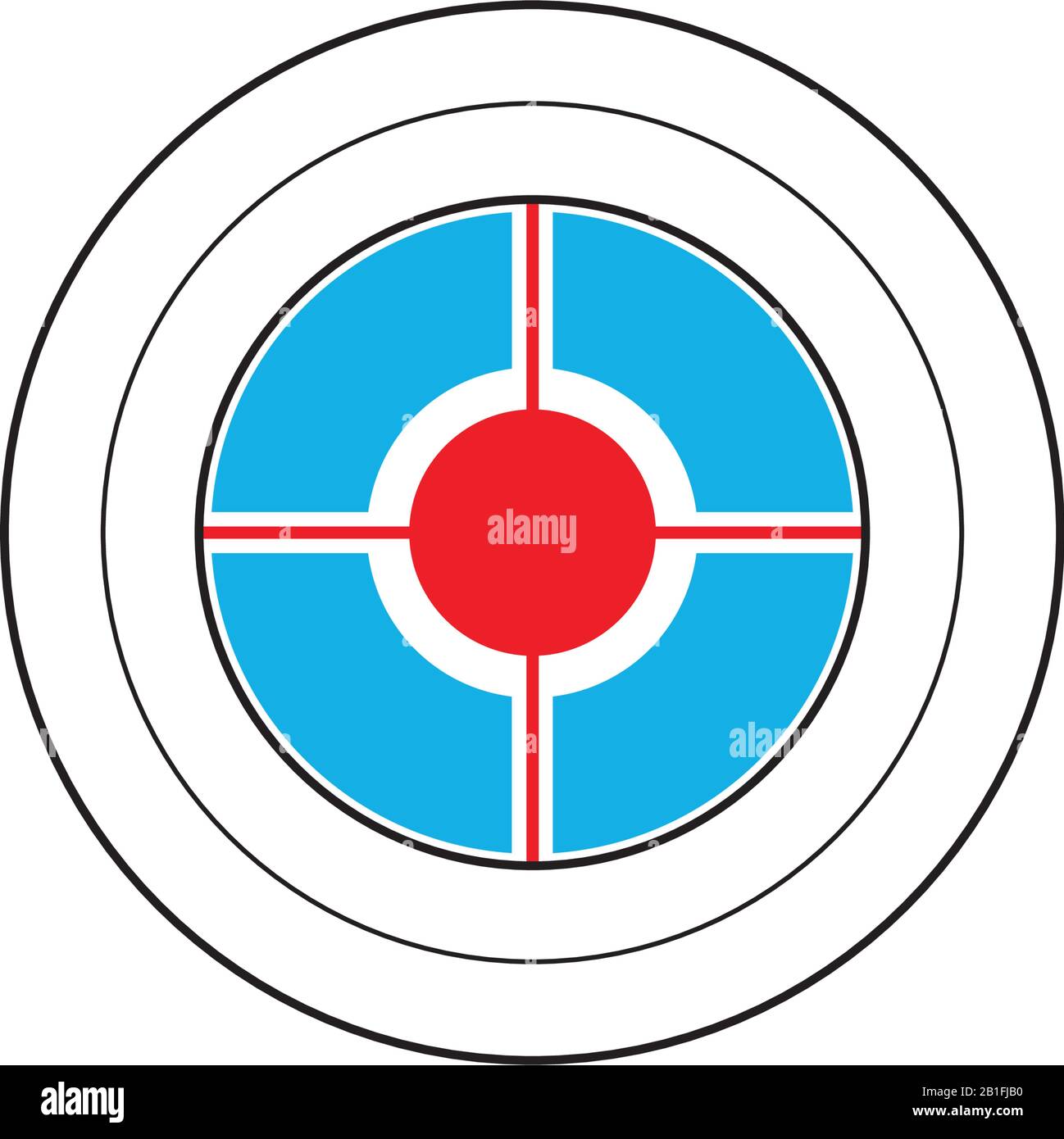 Aim or target icon. Stock Vector illustration isolated on white ...