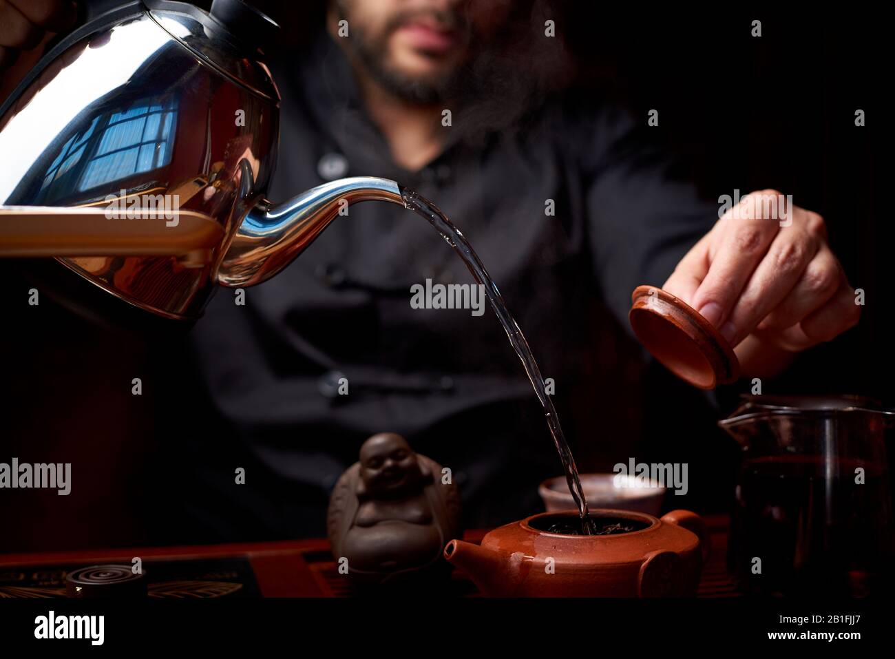 Tea ceremony. The traditional way of making tea Stock Photo - Alamy