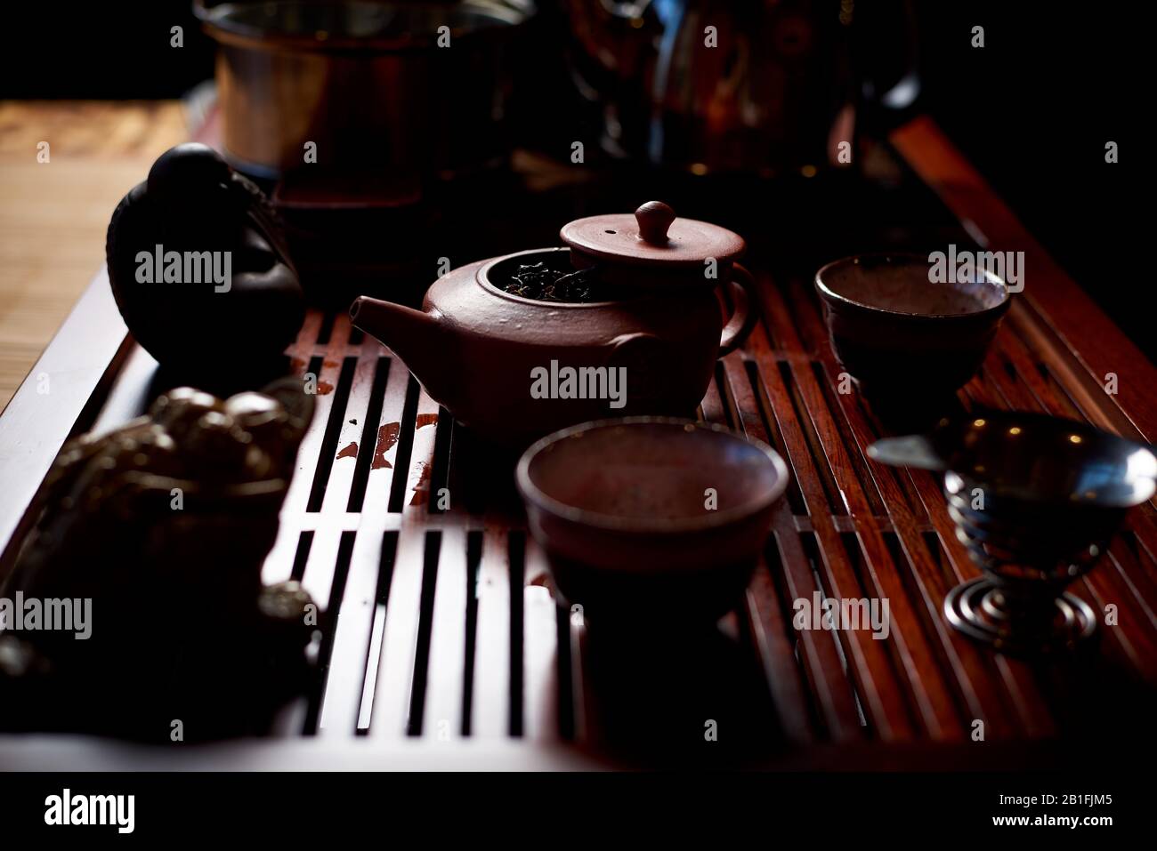 Tea ceremony. The traditional way of making tea Stock Photo - Alamy