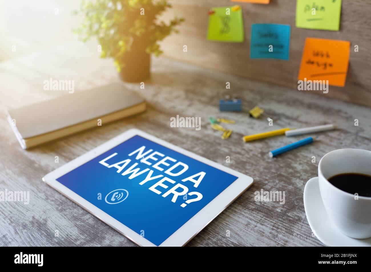 Need a lawyer. Call now message on screen. Attorney at law, Legal ...