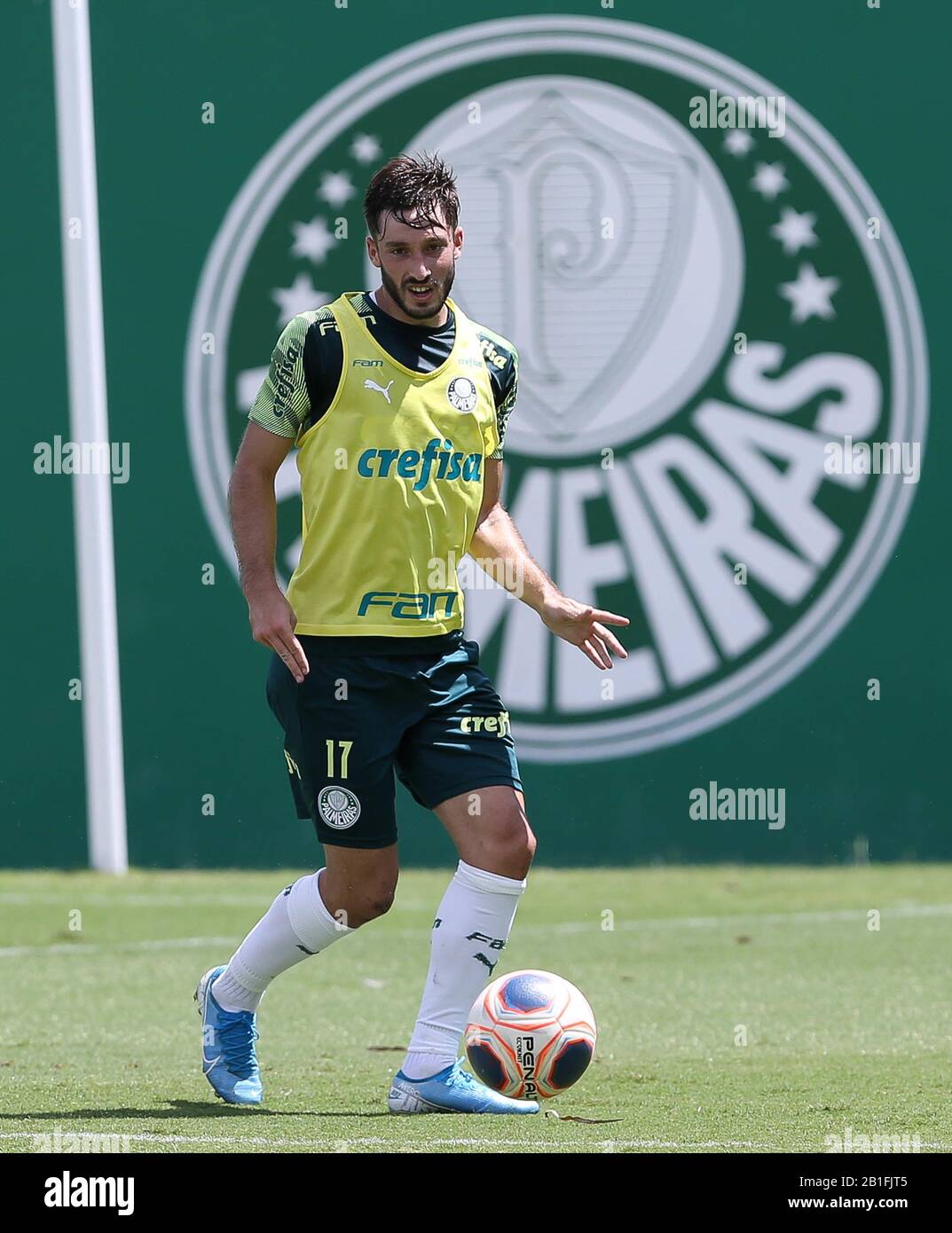 SÃO PAULO, SP - 25.02.2020: TREINO DO PALMEIRAS - The player Matías ...