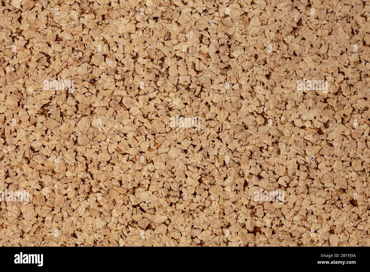 Close up shot of surface of cork floor, wall texture for background or ...