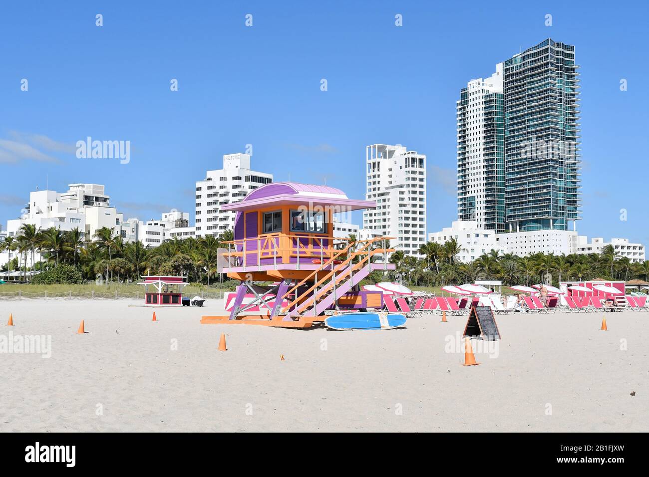 Miami, Miami Beach, Fl, Usa Stock Photo - Alamy
