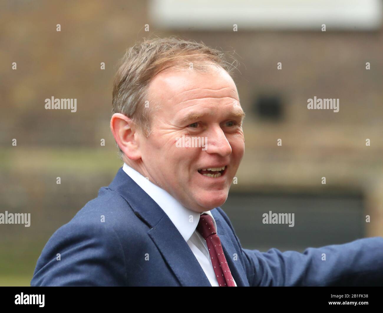 London, UK. 25th Feb, 2020. Environment Secretary George Eustice ...