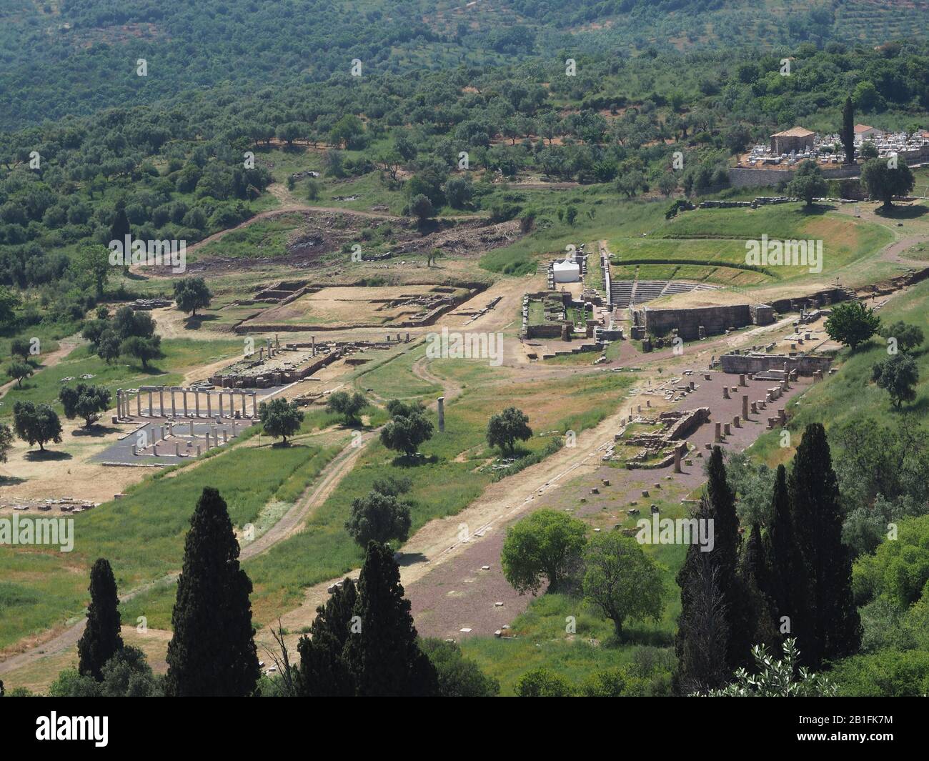 Archaeological site of ancient messene hi-res stock photography and ...