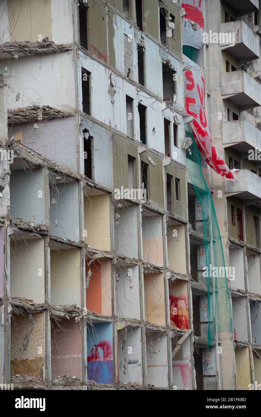 Naples - Italy. 25 february 2020: After five days from the Green Sail ...