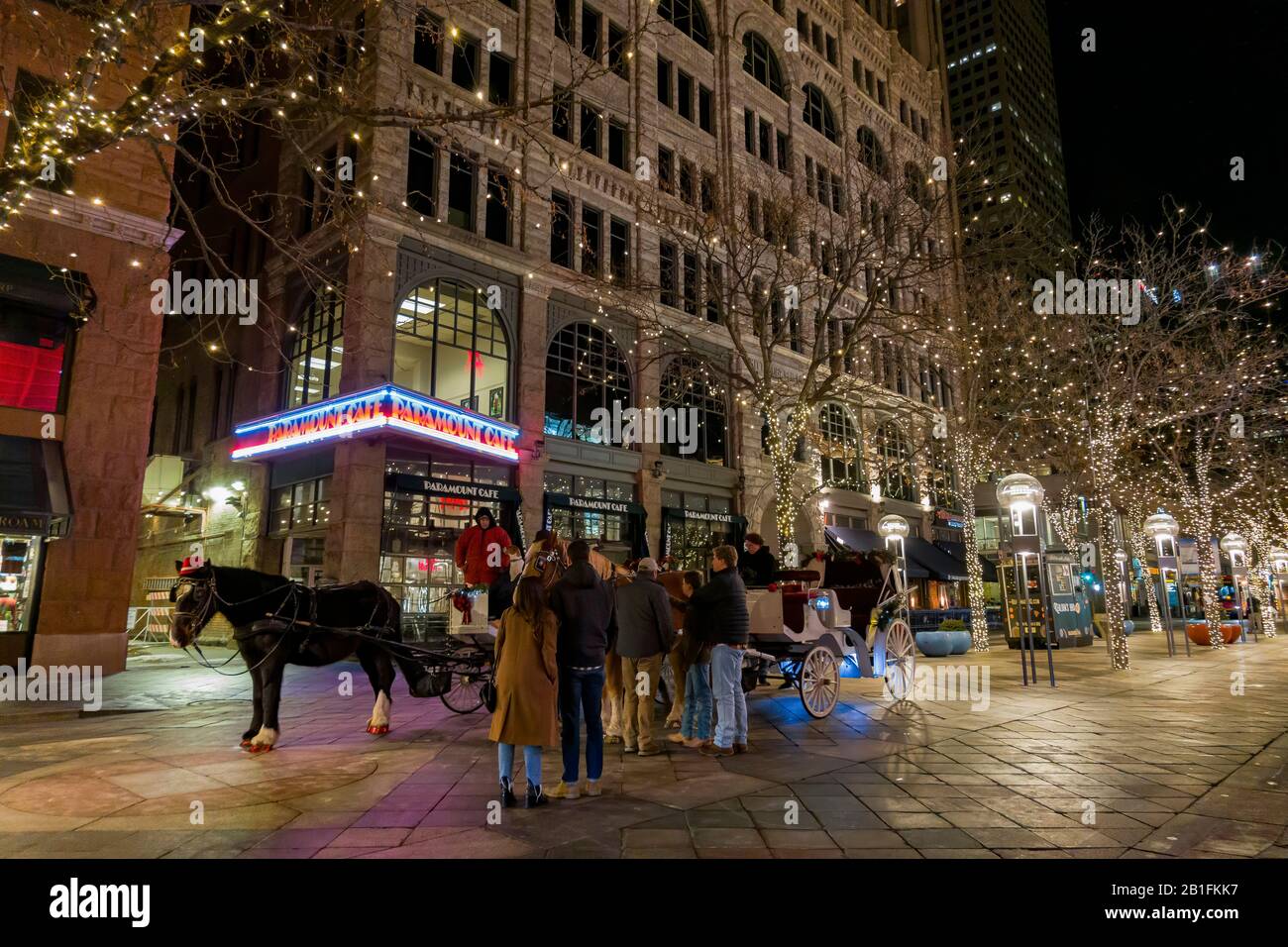 Denver colorado downtown people hi-res stock photography and images - Alamy