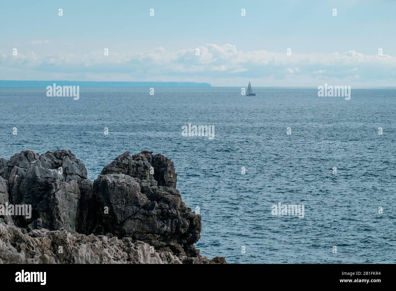 coastal landscape on the atlantic ocean Stock Photo - Alamy