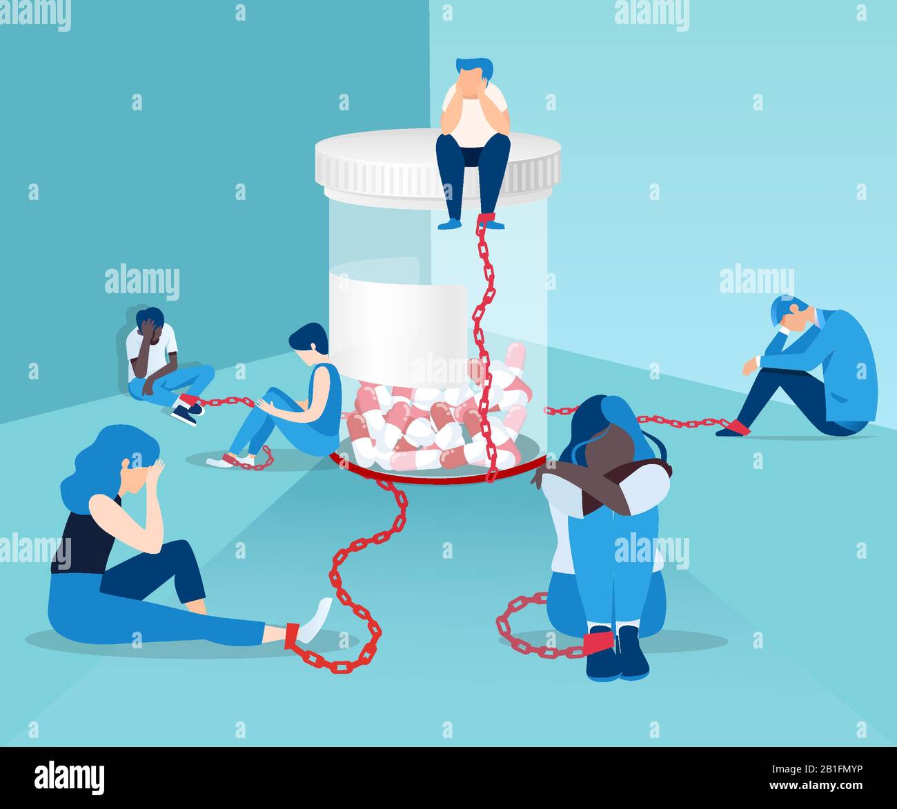 Opioid problem Stock Vector Images - Alamy