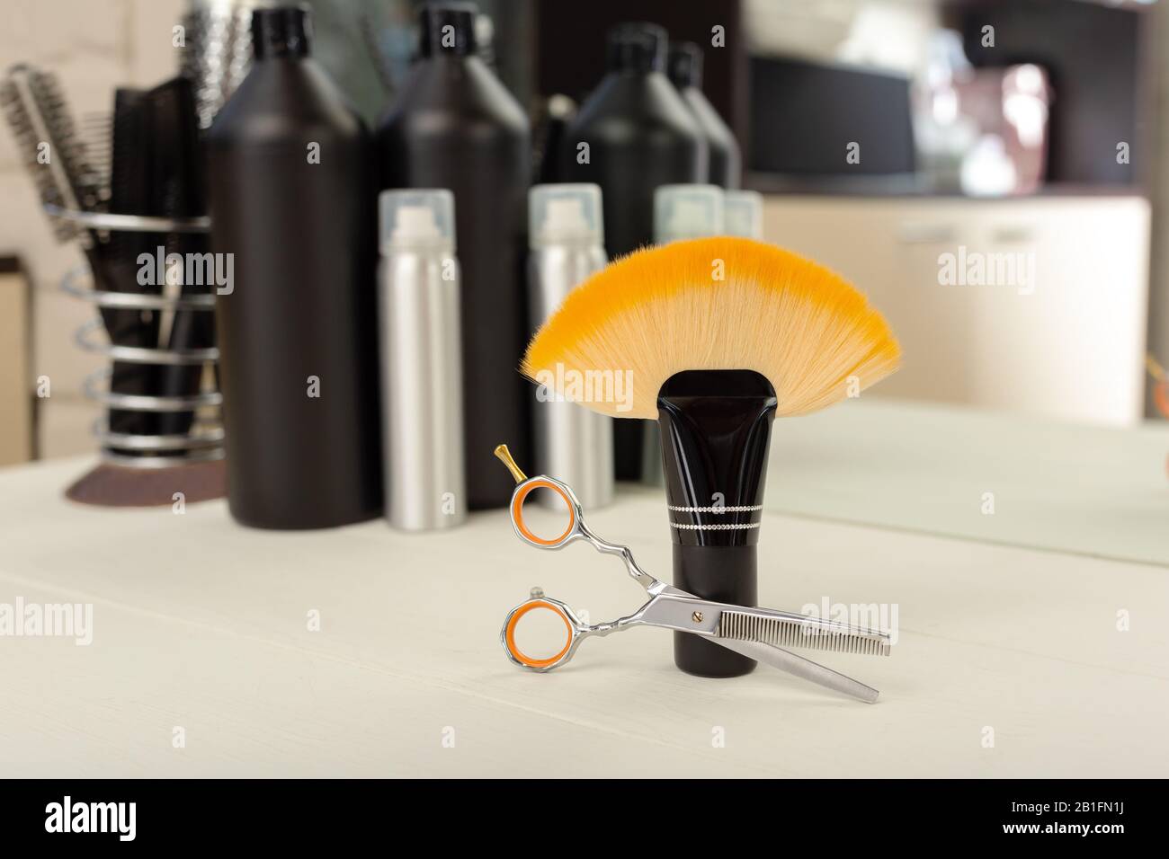 Hair combs arrangement hi-res stock photography and images - Alamy