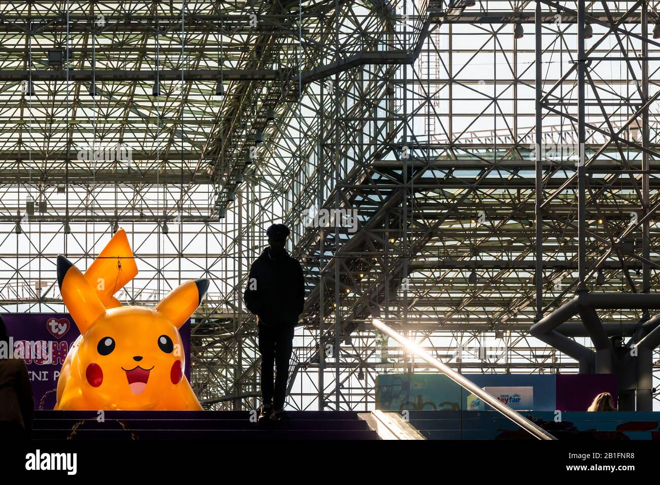 Pokémon inflatable lords over the lobby at the117th North American ...