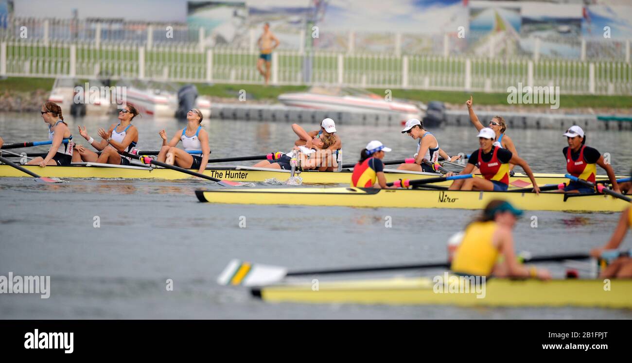 Caryn davies and cox mary whipple 2008 olympic regatta hi-res stock ...