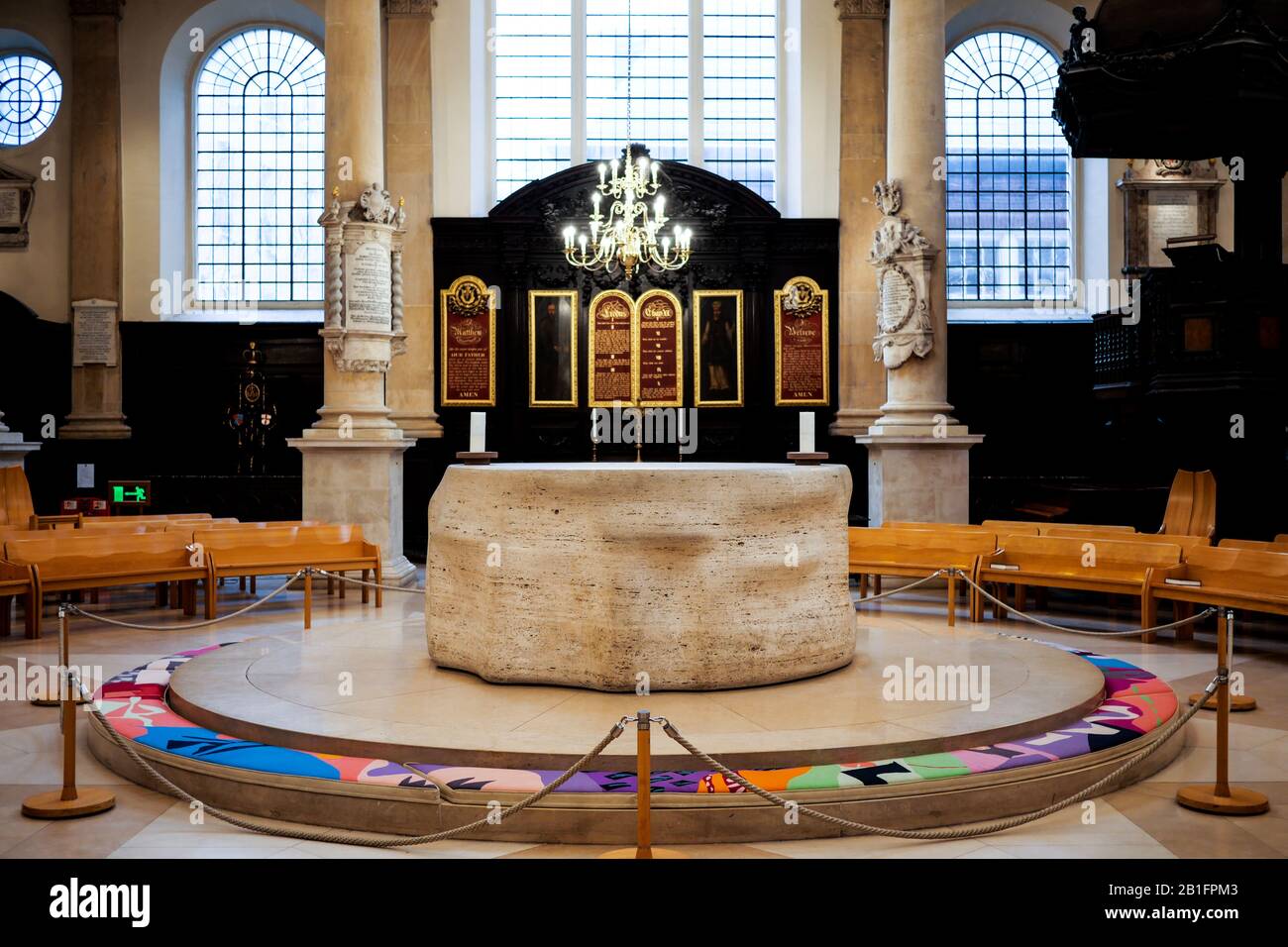 St Stephen Walbrook Stock Photo - Alamy