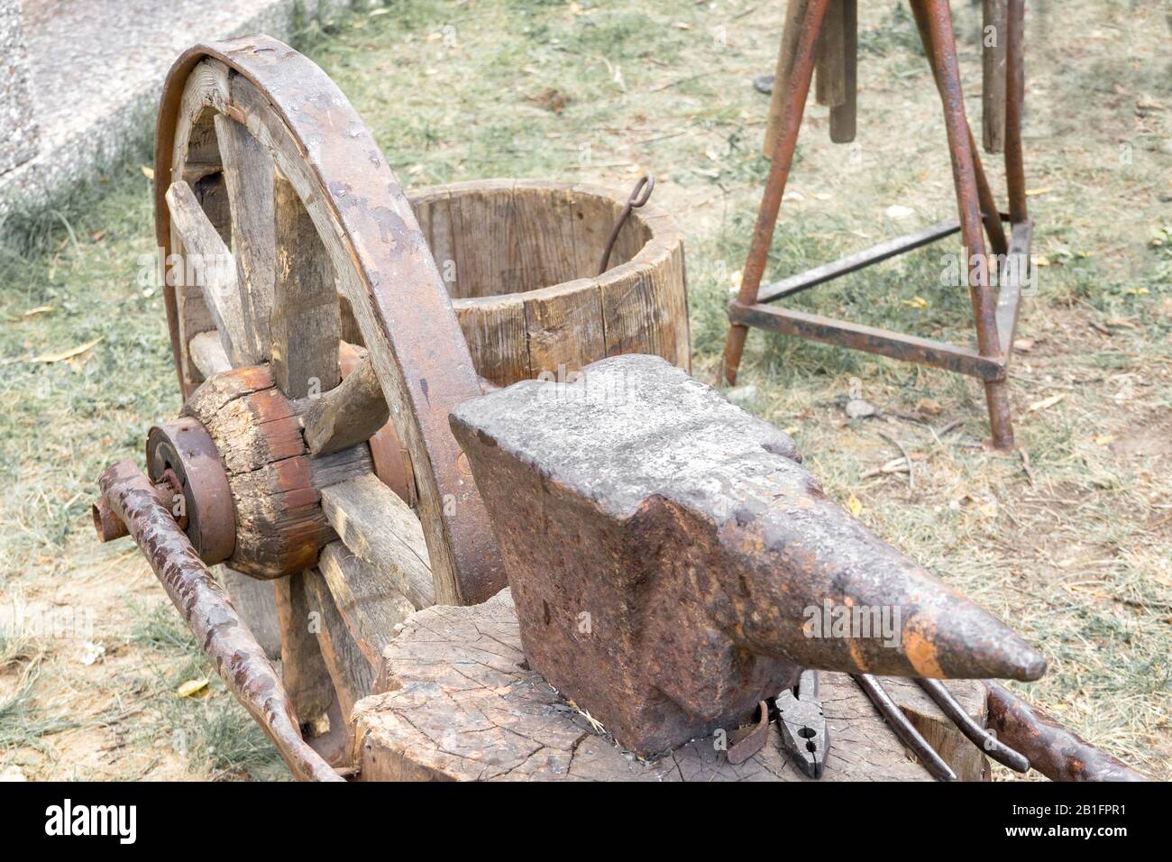 Blacksmiths tools hi-res stock photography and images - Alamy