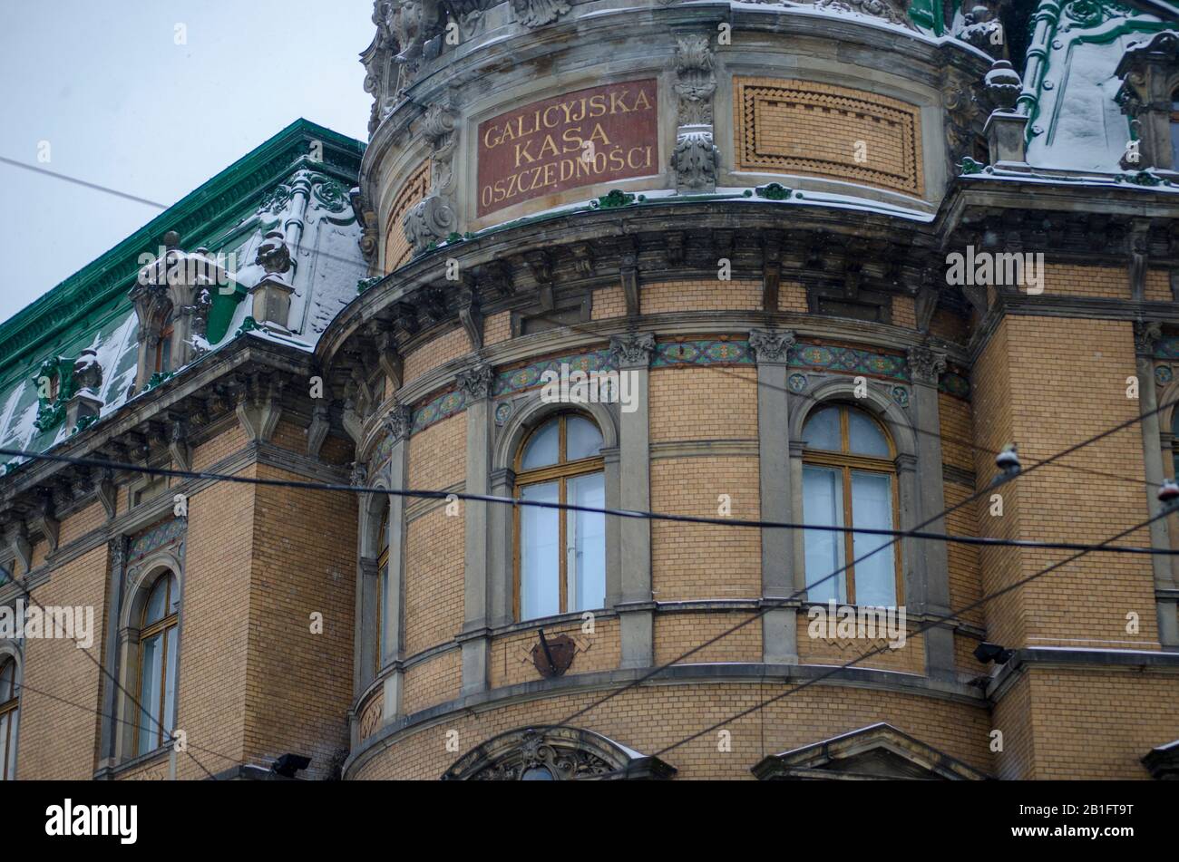 Historical Buildings in Lviv Stock Photo - Alamy