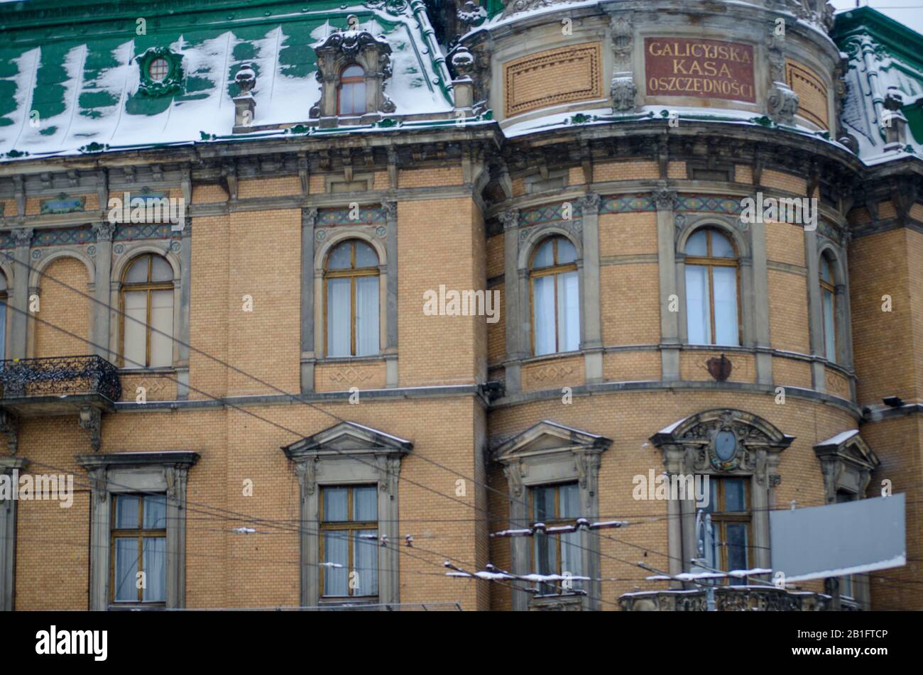 Historical Buildings in Lviv Stock Photo - Alamy
