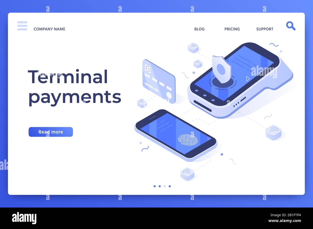 Isometric pos terminal payments. Money transfers, smartphone payment ...
