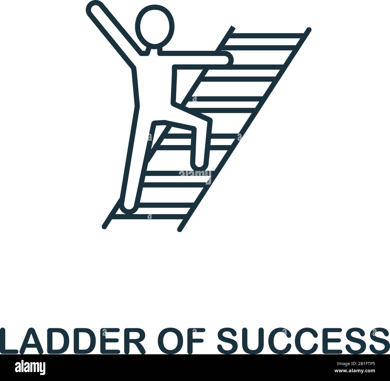Lader Og Success icon from success collection. Simple line element ...