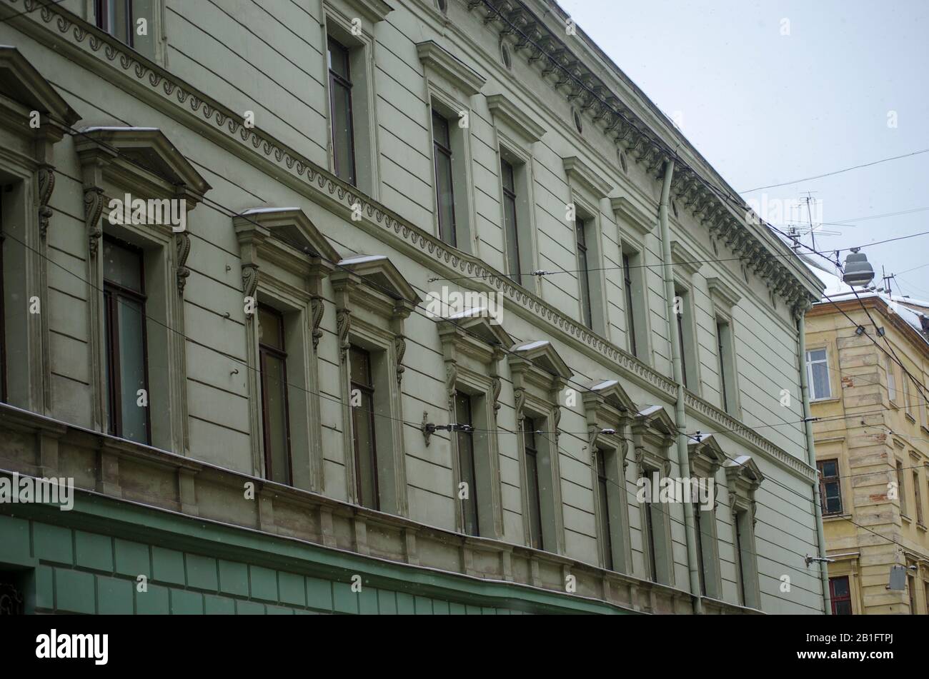 Historical Buildings in Lviv Stock Photo - Alamy