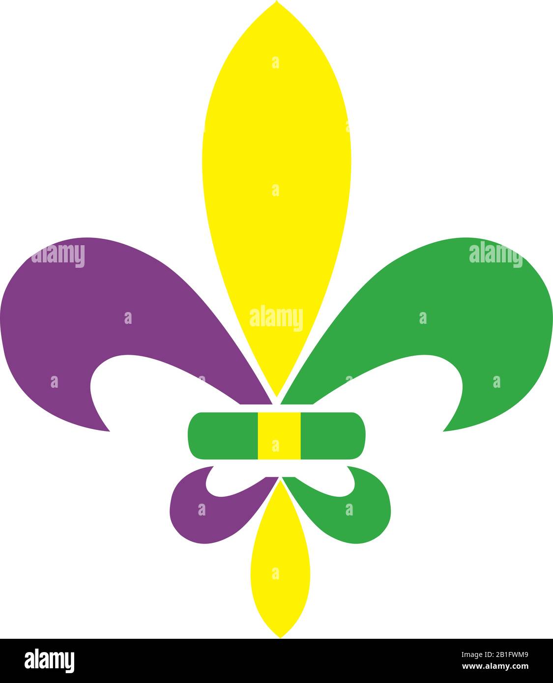 vector illustration of a fleur de lis mardi gras. Mardi Gras ...
