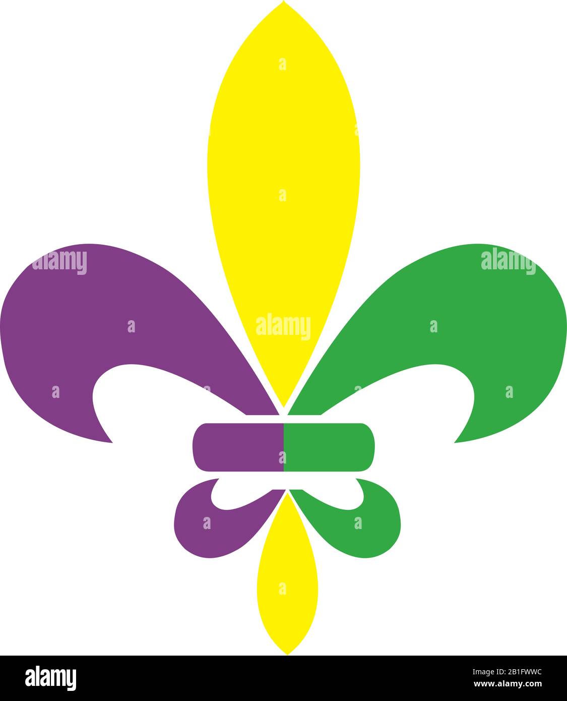 vector illustration of a fleur de lis mardi gras. Mardi Gras ...
