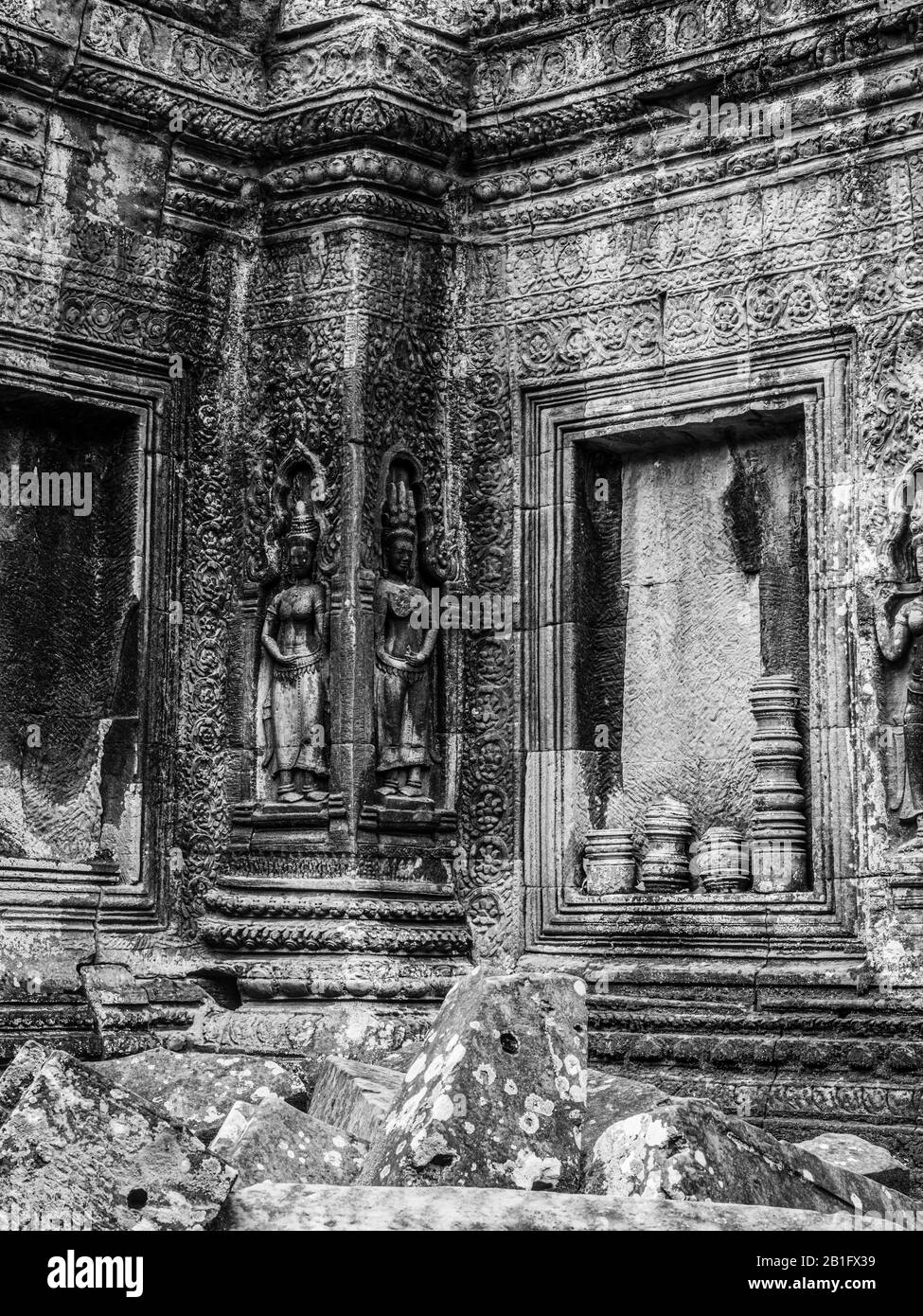 Ta prohm artwork Black and White Stock Photos & Images - Alamy